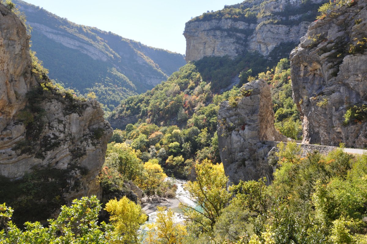 Les gorges de la Méouge Lieu remarquable Vallée du Jabron